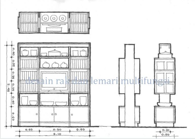 √ Desain Rak dan Lemari Multifungsi. Praktis Sebagai Pembatas Ruangan ...